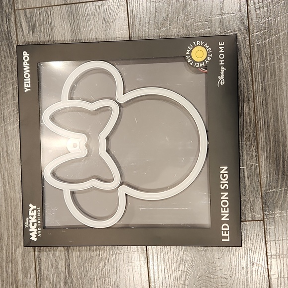 Disney | Other | Nwt Disney Mickey Friends Yellowpop Led Neon Sign ...